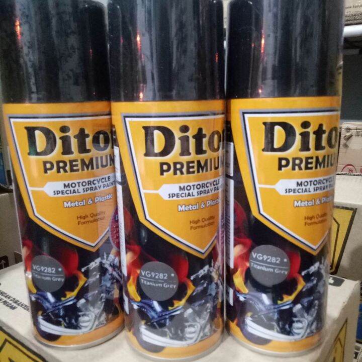 Pilok Pilox Diton Premium Titanium Grey 9282 400CC vg 9282* abu doff ...