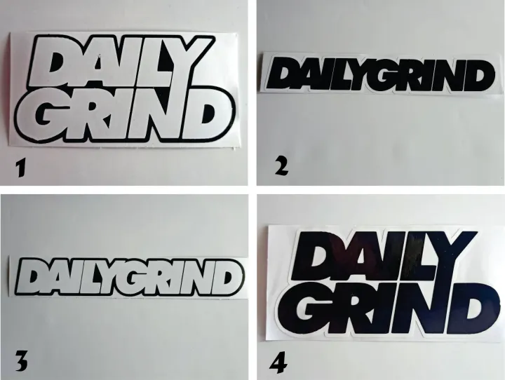 Daily Grind Sticker cutout sticker | Lazada PH