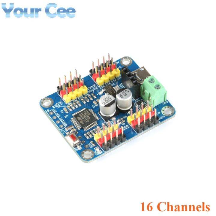 Servo Motor Controller Driver Board 16 Channels Smart Car Robot High ...