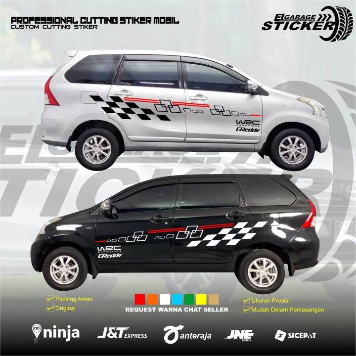 Stiker mobil avanza stiker cutting variasi bodysamping stiker gredy ...