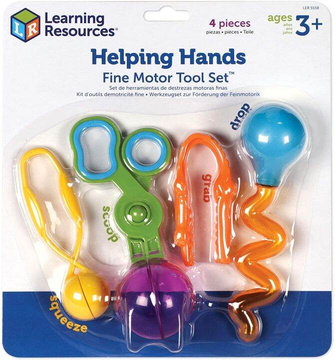 Learning Resources, Helping Hands Fine Motor Tools Set ชุดเสริมสร้าง ...