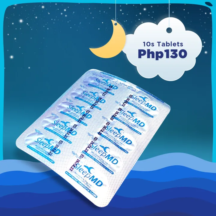 SleepMD Melatonin 3mg Sleep Aid 10s Tablets | Lazada PH