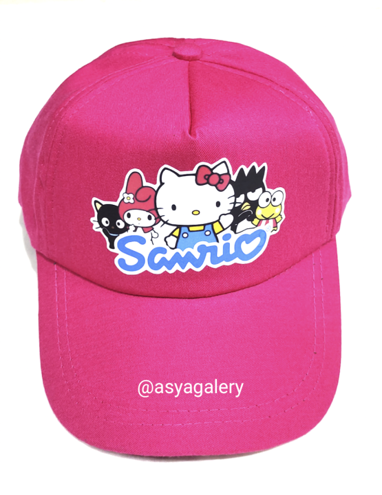 Topi Sanrio Cinnamoroll Hello Kitty Anak Perempuan Sablon 3G Distro ...