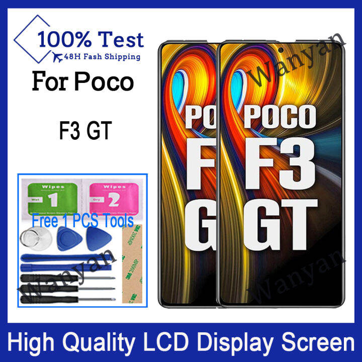 Original AMOLED For Poco F3 GT MZB09C6IN M2104K10I LCD Display Touch Screen Digitizer ...