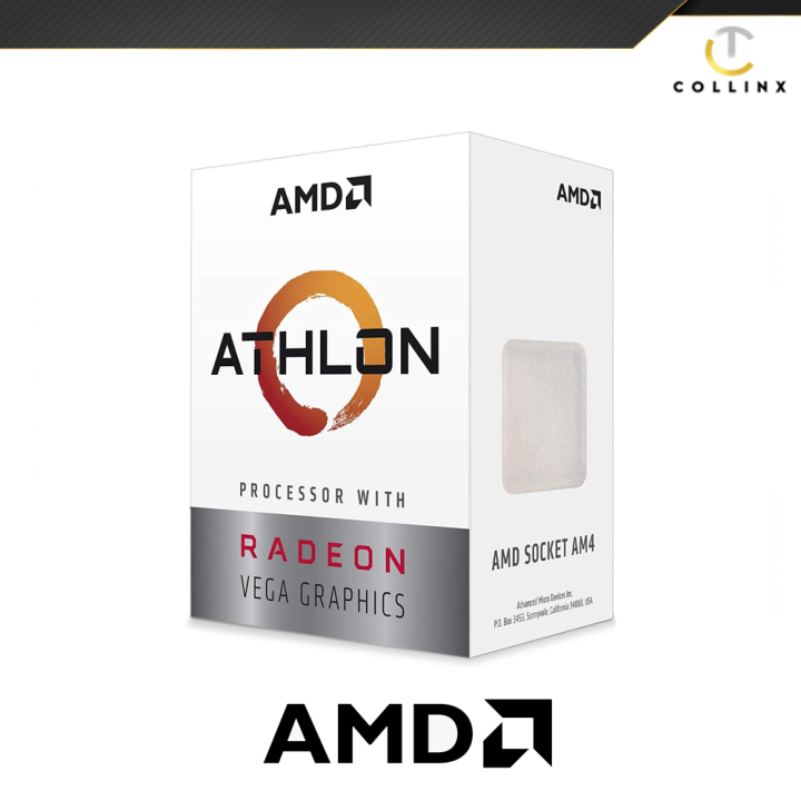 AMD Athlon 3000G Processor | DDR4 AM4 CPU Socket | Built-in Radeon ...