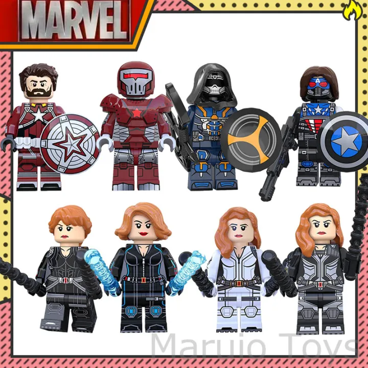 Movie Minifigures Marvel Super Hero Toys Building Blocks KT1038 XP292-299 | Lazada PH
