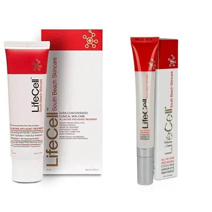 LifeCell All-In-One Skin-Tightening Treatment 75ml/Aging Eye20ml ...