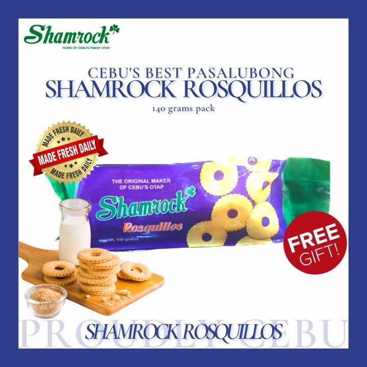 Shamrock Special Rosquillos | 1 Pack 140 grams | Cebu's Best Delicacies ...