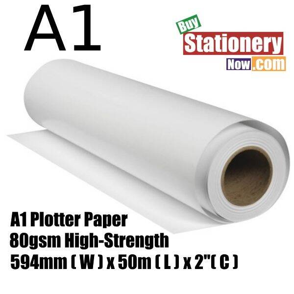 A1 Plotter Paper [1 Roll] | Lazada