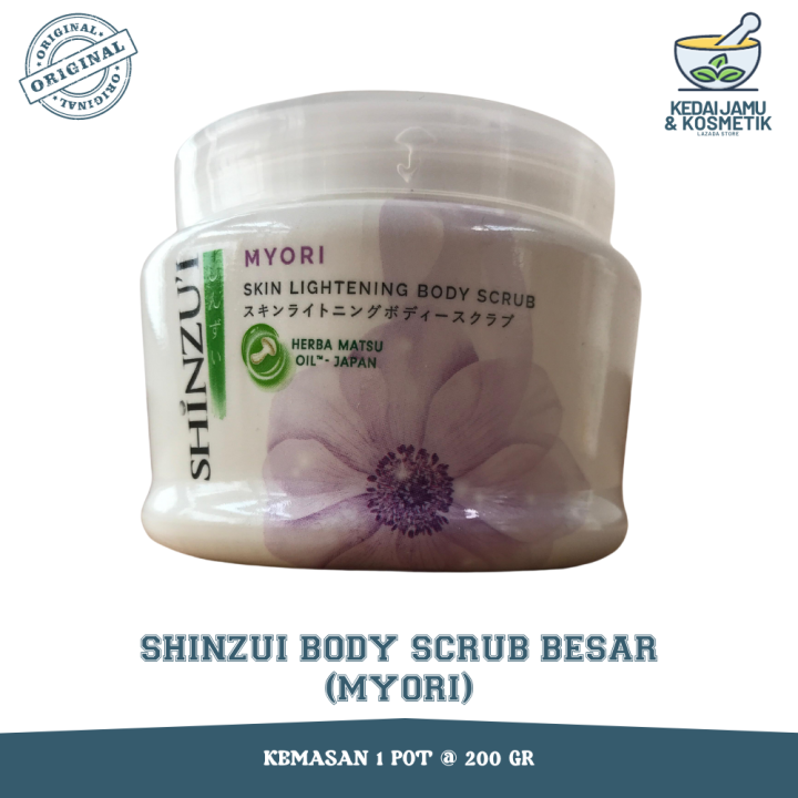 Shinzui Skin Lightening Body Scrub BESAR Ukuran 200 Gram | Lazada Indonesia