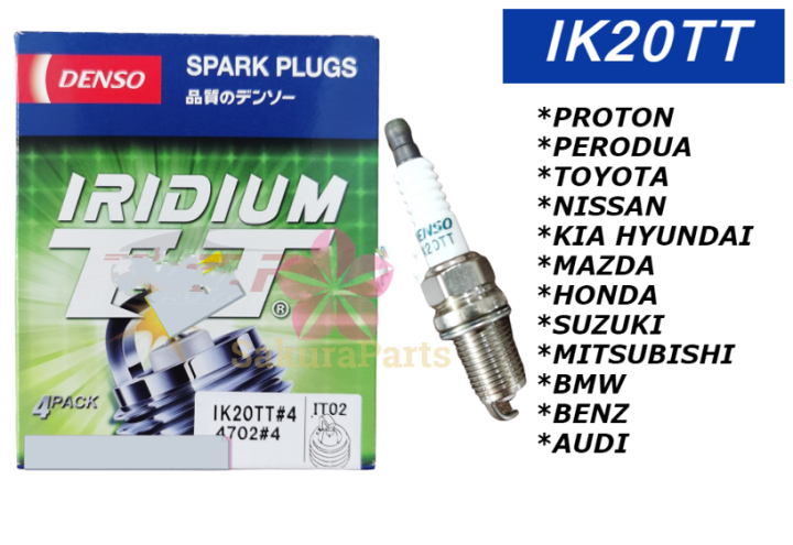 DENSO Iridium Power IK20TT Spark Plug For PROTON X70 / Honda City ...