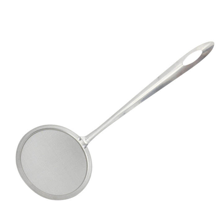 Flour Filter Oil Strainer Steel with Extended Handle Hanging Hole ...