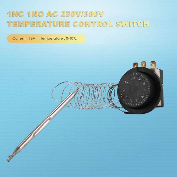 1nc 1no Ac 250v 380v 16a 0 40c Temperature Control Switch Capillary Thermostat Lazada Ph