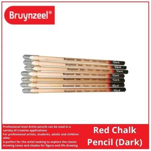 Bruynzeel Red Chalk Pencil Sepia Set of 2 - German Quality | Lazada PH
