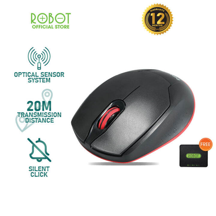 Robot Wireless Mouse M310 is silent design, click silent, USB ...