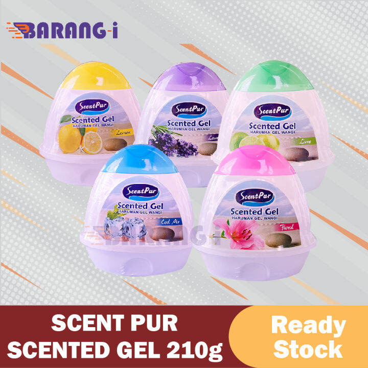 ScentPur Scented Gel 210g Lemon, Lavender, Lime, Cool Air, Floral ...