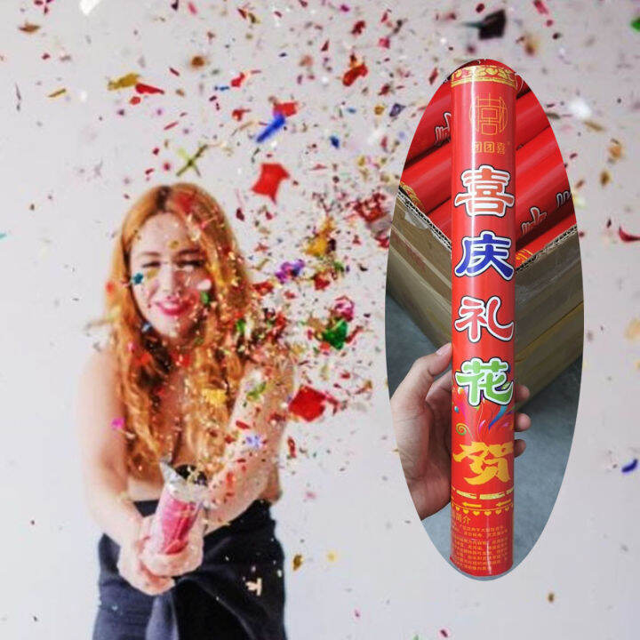 40cm Party Popper Confetti Poppers Launcher Sparkle For Celebrations ...