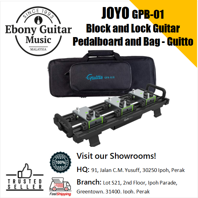 Joyo GPB-01 Block and Lock Guitar Pedalboard and Bag - Guitto | Lazada