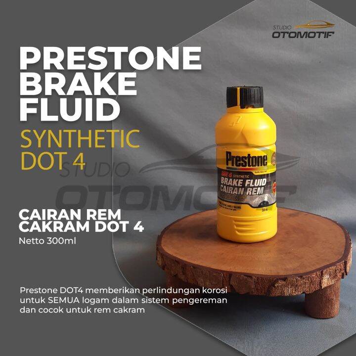 Prestone Minyak Rem Dot 4 Bening Clear 300ml Brake Fluid | Lazada Indonesia