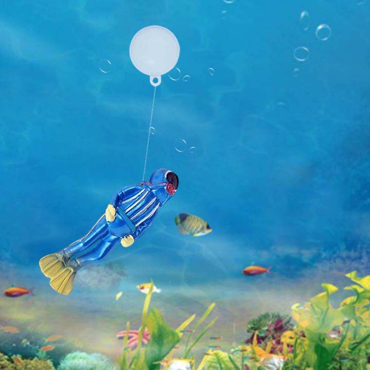 Kodaily Resin Statue Layout Diving Model Sea Party Miniature Scuba ...