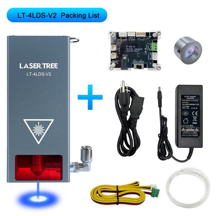 LASER TREE 20W Optical Power Laser Head With Air Assist 4-Beam ...