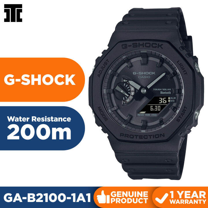 Casio G Shock Gshock 2100 Series Black Casioak Tough Solar Bluetooth