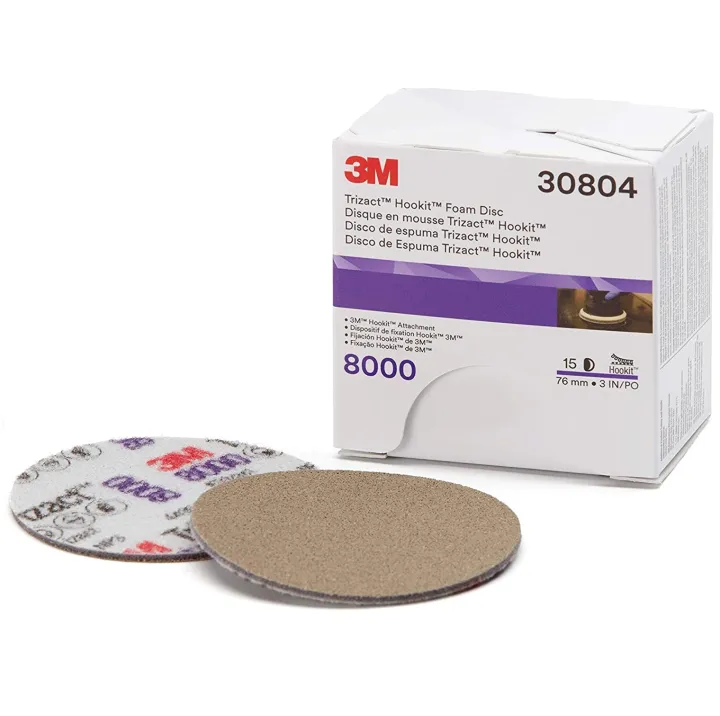 3M กระดาษทรายไตรแซ๊ค 3 นิ้ว (15แผ่น) เบอร์ 8000 3M 30362 Trizact Hookit ...