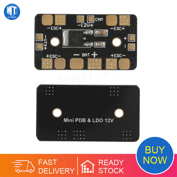 Mini PDB Power Distribution Board with 5V 12V Linear Voltage Regulator ...