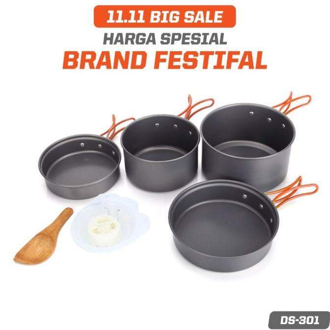 Cooking Set / Nesting DS 301 / Ultralight / Matougui COD | Lazada Indonesia