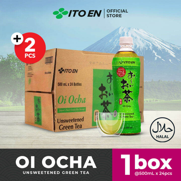 ITO EN Oi Ocha Green Tea No Sugar 500ml isi 24 pcs | Lazada Indonesia