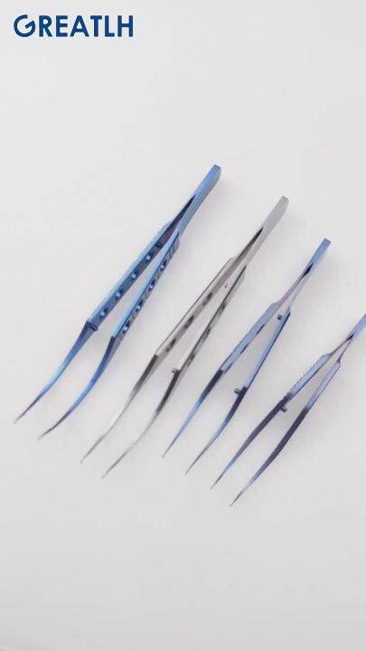 1088773Mm Colibri Beaked Toothed Forceps สแตนเลสไทเทเนียม Fine Tips ...