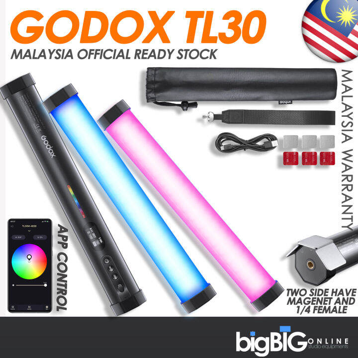 Godox TL30 RGB Light Tube Photography Light Handheld Light Stick with ...