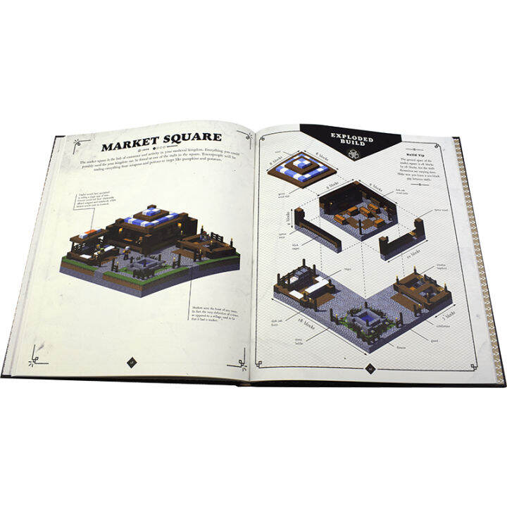 Minecraft Medieval Fortress Exploded Buildings Exploded Diagram of ...