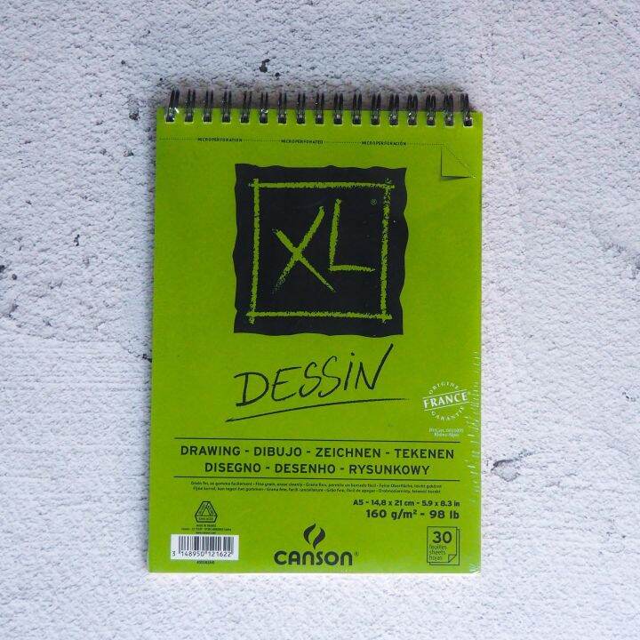 Canson XL Drawing Pad A5/160gsm/30sh | Lazada PH