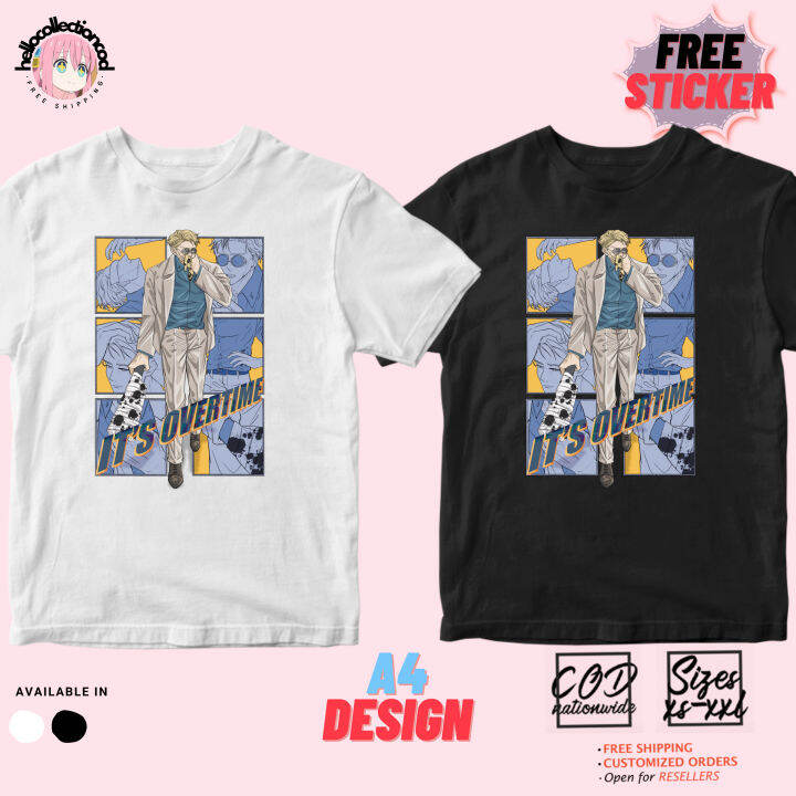 Kento Nanami Its Overtime Cool Jujutsu Kaisen Anime Shirt Japanese ...