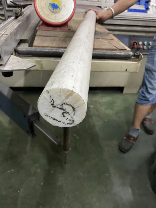 Ertalyte® PET-P White Rod size 65mm dia. x 1 meter Ertalyte PET ...