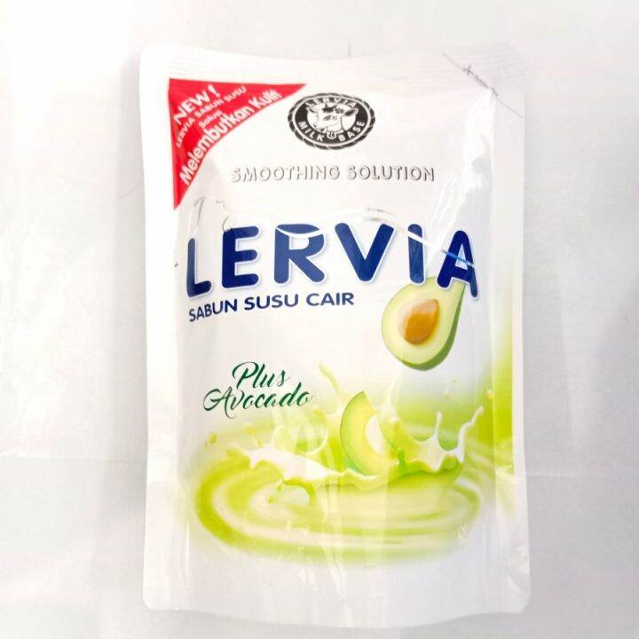 LERVIA Avocado 400ml Body Wash / Sabun Mandi Cair Bandung | Lazada ...