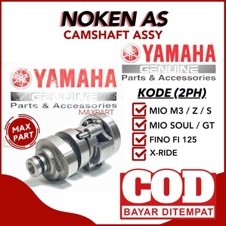 MAXparts NOKEN AS NOKENAS 2PH CAMSHAFT ASSY COMP MIO M3 Z S SOUL GT FINO FI F1 125 XRIDE X-RIDE ...