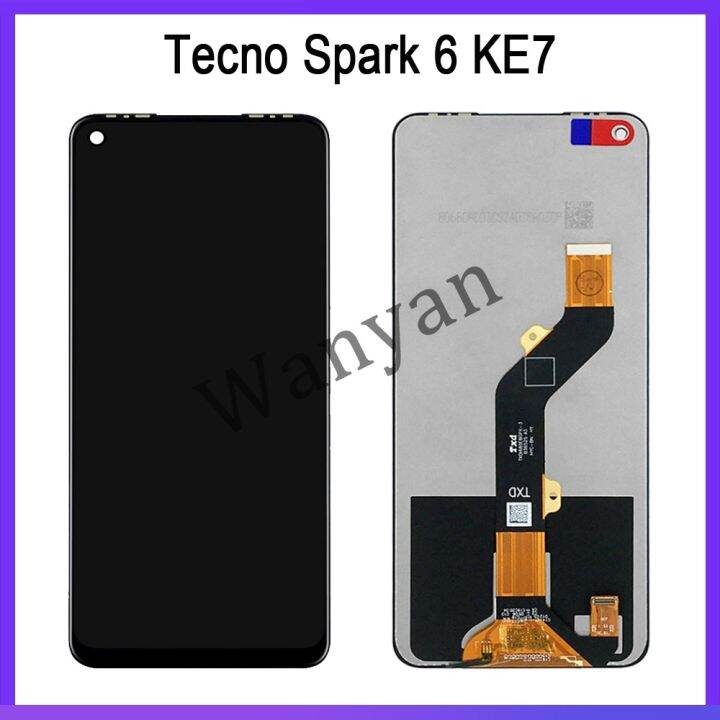 Tecno Spark 6 KE7 / Spark 6 Go KE5 KE5j KE5k / Spark 6 Air KE6 KE6j LCD Display Touch Screen ...