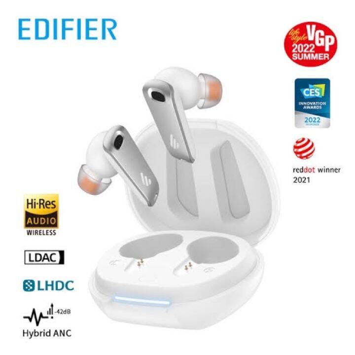 (พร้อมส่ง) EDIFIER NEOBUDS PRO สีขาว หูฟังไร้สายตัดเสียงรบกวน ANC ไดร์เวอร์ไฮบริด ไมค์ 6 ตัว ...