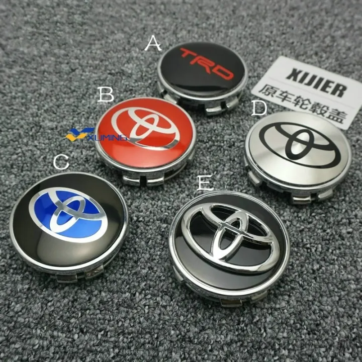 Upgrade NEW 1Pcs/Set 62mm Toyota TRD Emblem Car Wheel Center Cap Hub ...