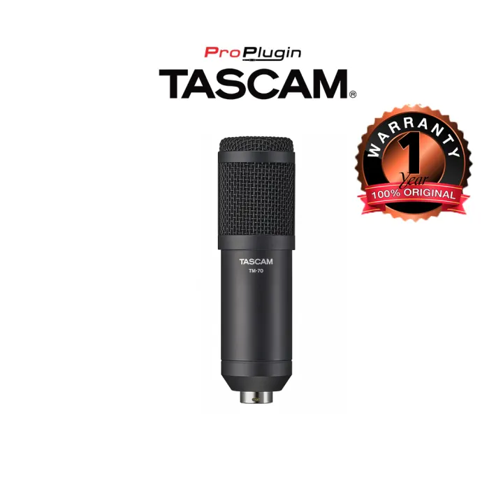 Tascam TM-70 Dynamic Microphone for Podcasting ไมโครโฟนไดนามิกสำหรับ Podcasting (ProPlugin ...