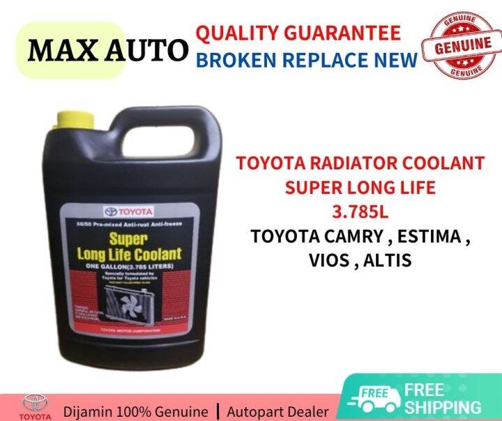 Toyota Super Long Life Coolant 3.785L Radiator Coolant Cecair Penyejuk Radiator Toyota Camry ...