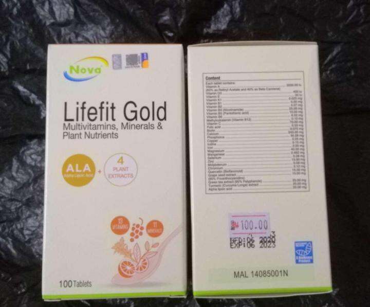 [TY PHARMACY] NOVA LIFEFIT GOLD MULTIVITAMIN, MINERAL & PLANT NUTRIENT ...