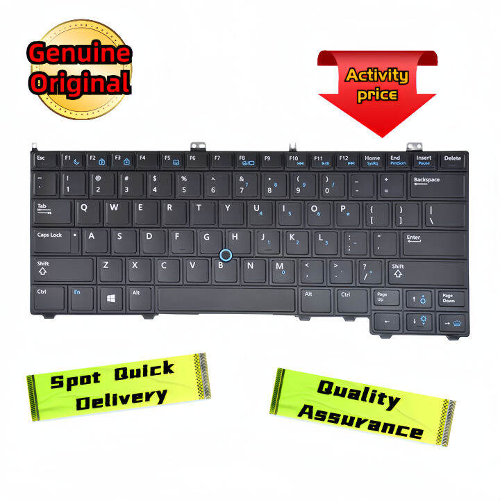 🔥 Dell/DELL latitude E7440 12 7000 E7240 E7420 P22S laptop keyboard ...