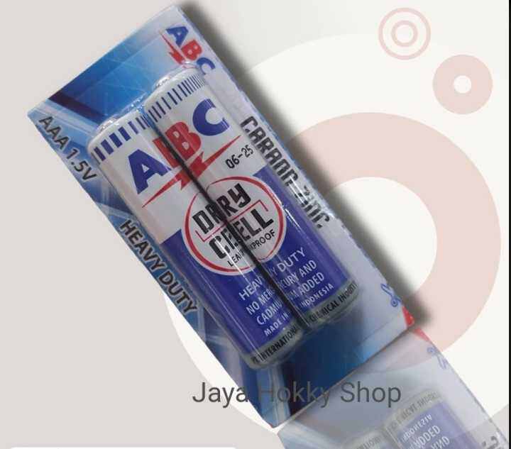 Baterai remote AC dan Tv / baterai ABC biru AAA | Lazada Indonesia