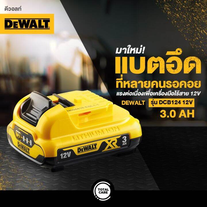 DEWALT BATTERY รุ่น DCB124, DCB125,DCB126G,DCB127 12V | Lazada.co.th