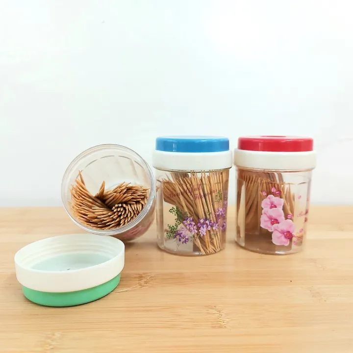 Bamboo Toothpicks Dual Tip Floss Stick Wooden Toothpick Teeth Cleaner ...