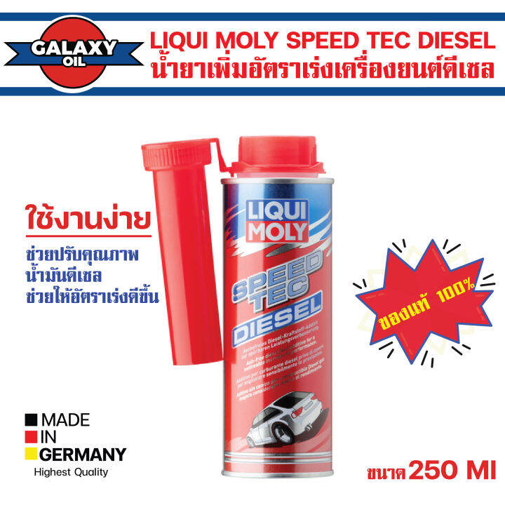 LIQUI MOLY Speed Tec Diesel ขนาด 250 ml.น้ำยาเพิ่มอัตราเร่ง เครื่องยนต์ ดีเซล ใช้กับน้ำมัน ...