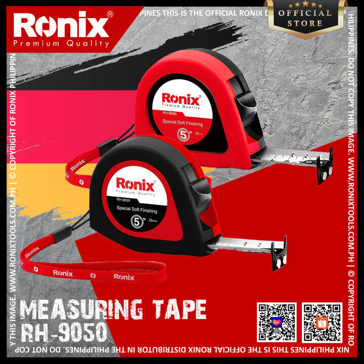 Ronix RH-9050 Stainless Steel 5m New! (Cm & Inches) Tape Measure Measuring Tape | Lazada PH
